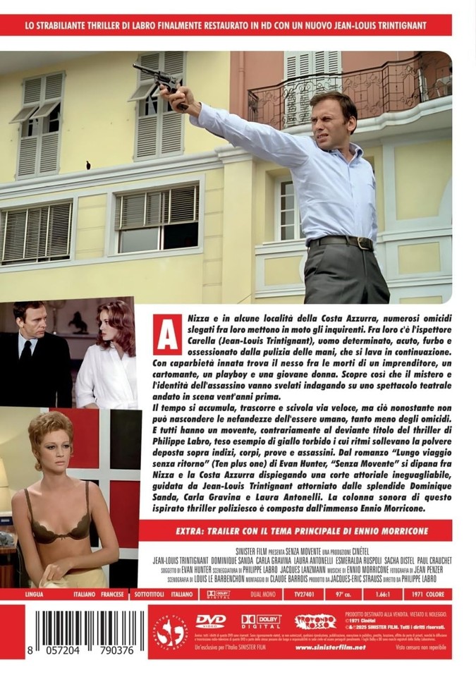 Senza Movente (Restaurato In Hd) (DVD) Laura Antonelli Stephane Audran ...