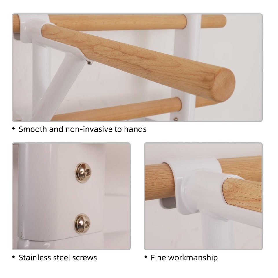 DHT Double Bar Bracket, Swedish Ladder Dip Bar Exclusive Attachment ...