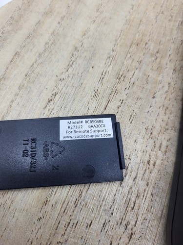 RCA Universal Remote Control Platinum Pro 4 Device RCR504BE Tested ...