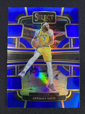 2023-24 Select Basketball Concourse Blue Prizm Anthony Davis #20 LA ...