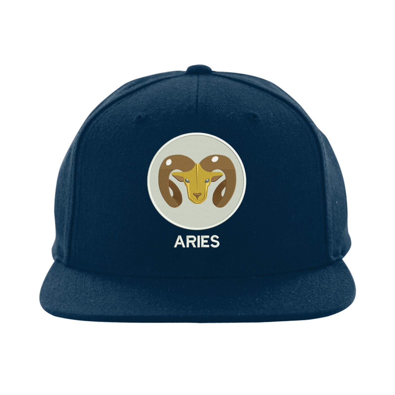Embroidered Aries Zodiac Star symbol Snapback Cap March April Birthday ...