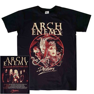 Arch Enemy Summer Deceivers Tour Shirt S M L XL XXL Official | eBay
