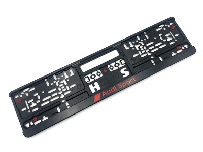 Genuine Audi Sport Number Plate Backing Surround / Holder - 3291900100 ...