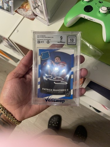 Patrick Mahomes 2017 Donruss Rated Rookie Auto BGS 9 AUTO 10 | eBay