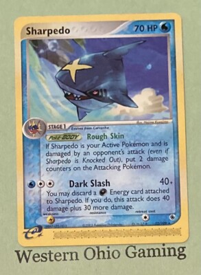 Pokemon TCG Sharpedo #22/109 Rare CCG EX Ruby & Sapphire | eBay