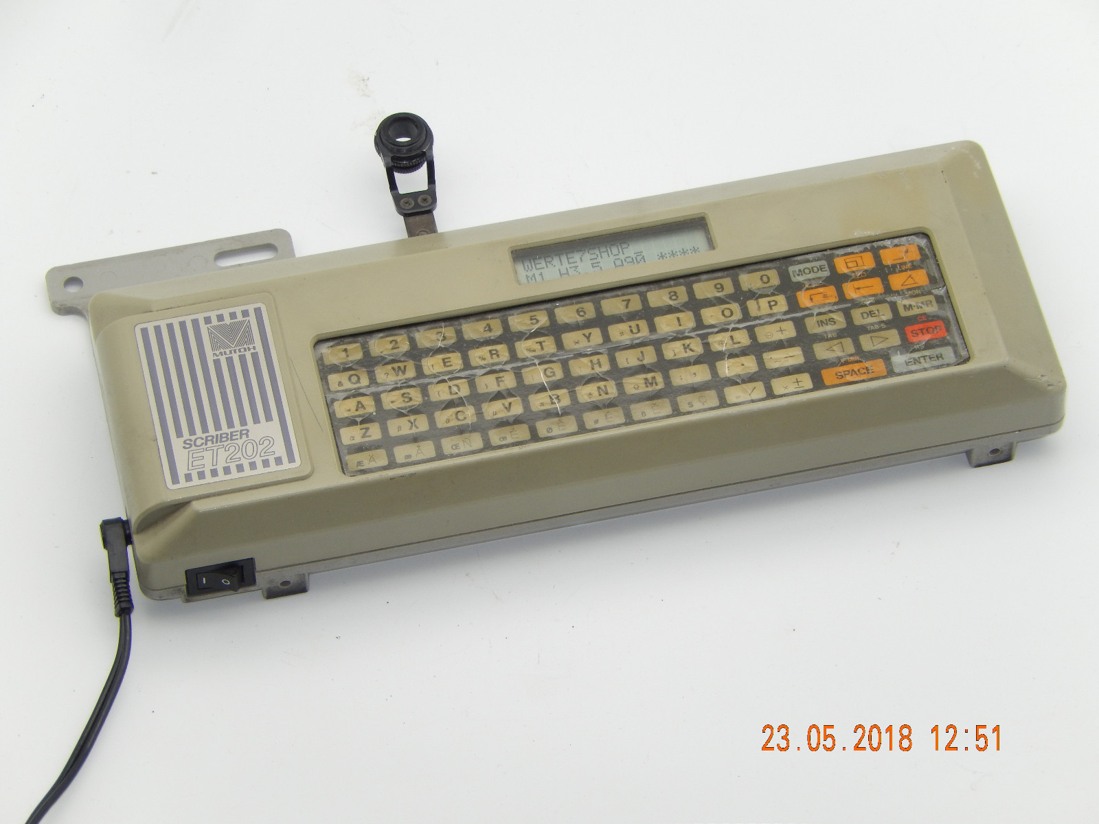 MUTOH ET202 Scriber mit Netzteil und Handbuch,geprüft,funktionsfähig ...