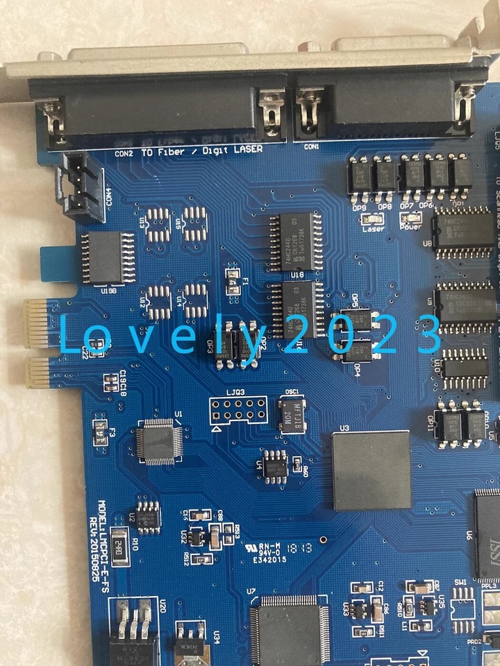 1Pc Used Gold Orange PCIE marking card LMCPCI-E-FS CO2 LMC-PCIE | eBay