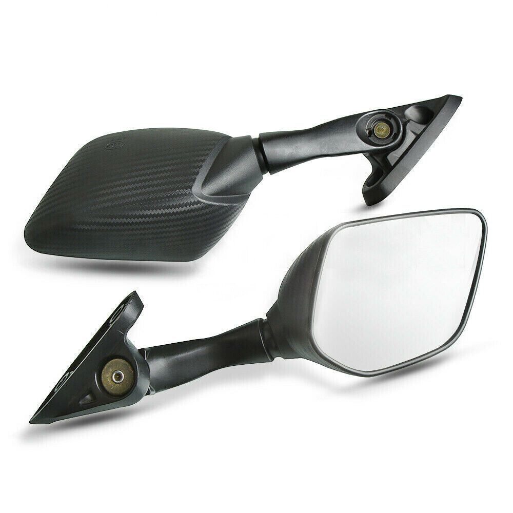 Rearview Side Mirrors Adjustable Carbon Mirror Fits For Yamaha YZF-R15 ...