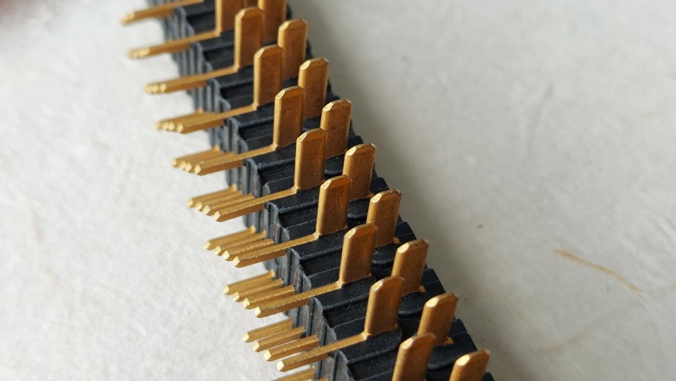 AMP 3-582390-5 Card Edge Connector Right Angle 41POS Blade Header DC 83 ...