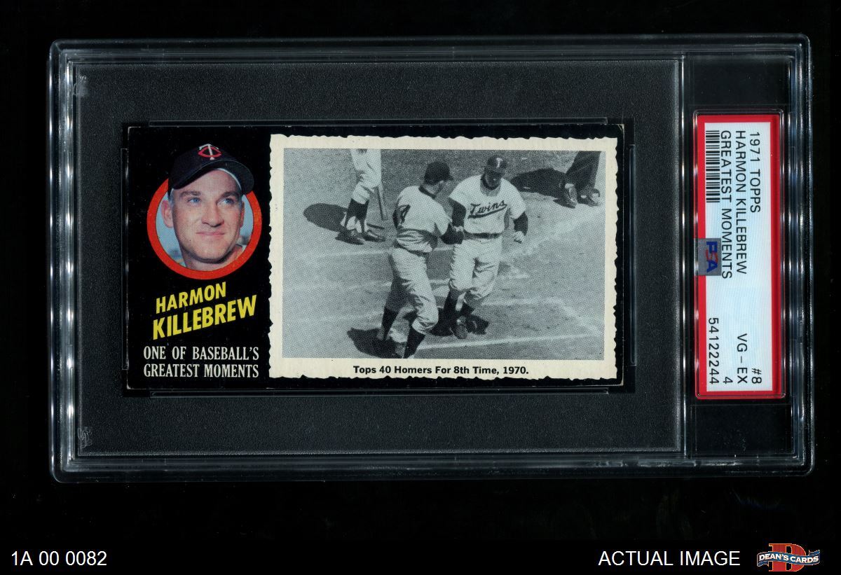 1971+Topps+-+One+of+Baseball%27s+Greatest+Moments+%238+Harmon+Killebrew ...