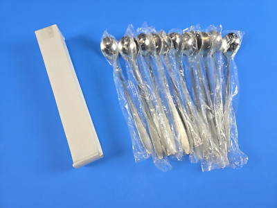 Rostfrei 12 Piece Flatware Ice Iced Tea Spoons NEW! | eBay