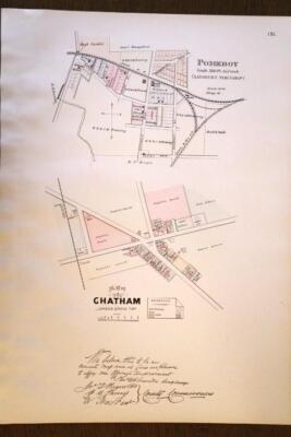 1900-Now - Map Of Chatham