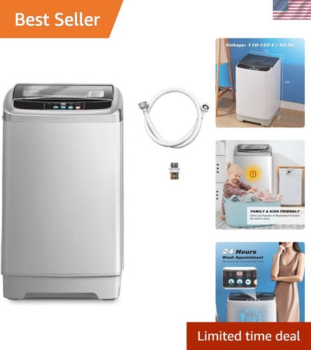 Automatic Portable Washer with Child Lock - 10 Programs for Easy ...