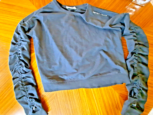 "NEVER AGAIN" fancy sleeved shirt LCW young brand women's | eBay