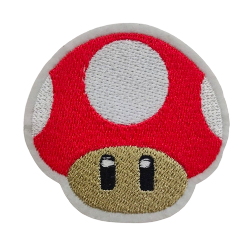 Super Mario Heat Adhesive Embroidered Toad Silk Patch for Clothing for ...