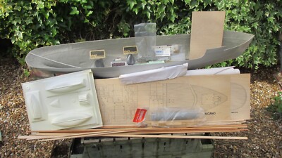 Vintage Caldercraft Vulcano torpedo boat kit, plans, motors, shafts ...
