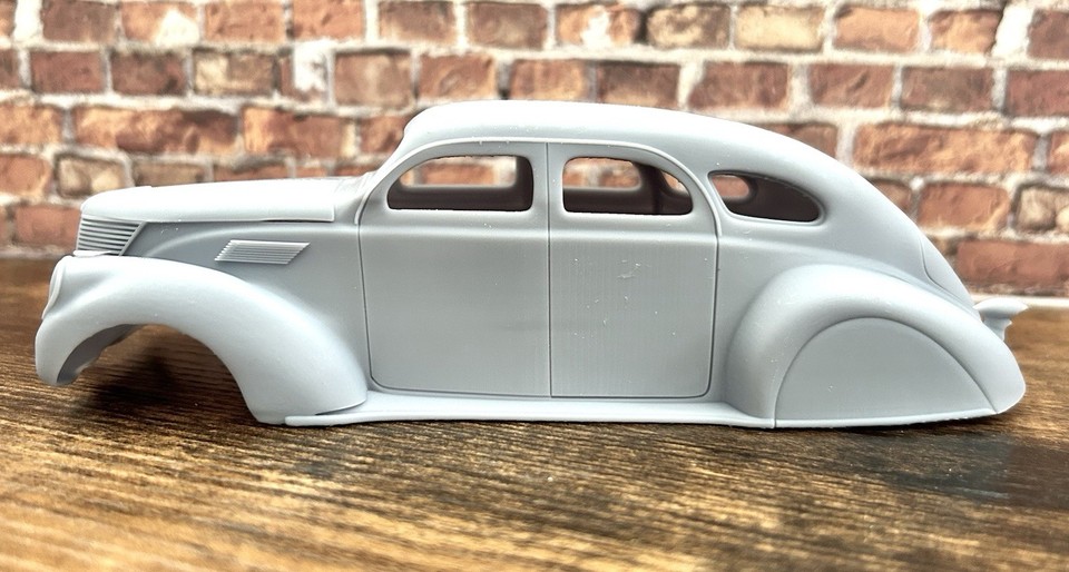 1/24 Scale: Chopped “1937 Lincoln Zephyr Sedan” Body. 3D Printed; Resin ...