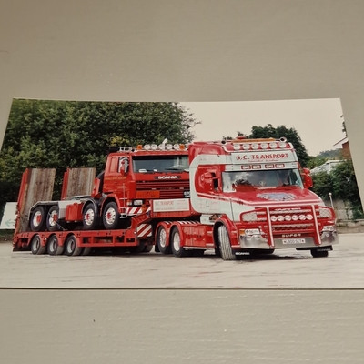 S C Transport Scania T Cab Low Loader Truck/Lorry photo 6x4 | eBay UK