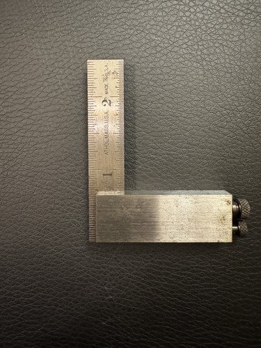 L.S. Starrett No. 453 Hardened Machinist Square No. 10 Grad Made USA ...