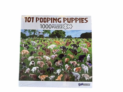 1000 Piece Puzzle 101 Pooping Puppies Dogs Pooping Puzzle NEW Sealed | eBay