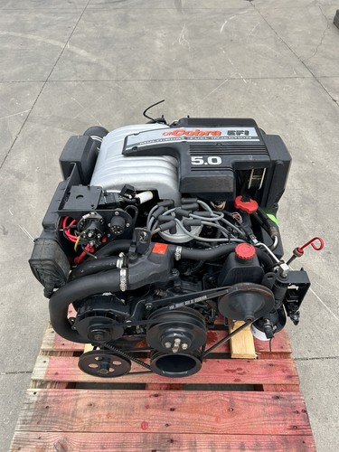 95 OMC 5.0 L V8 Boat Marine Engine NO SALT 462 HRS DROP IN READY | eBay