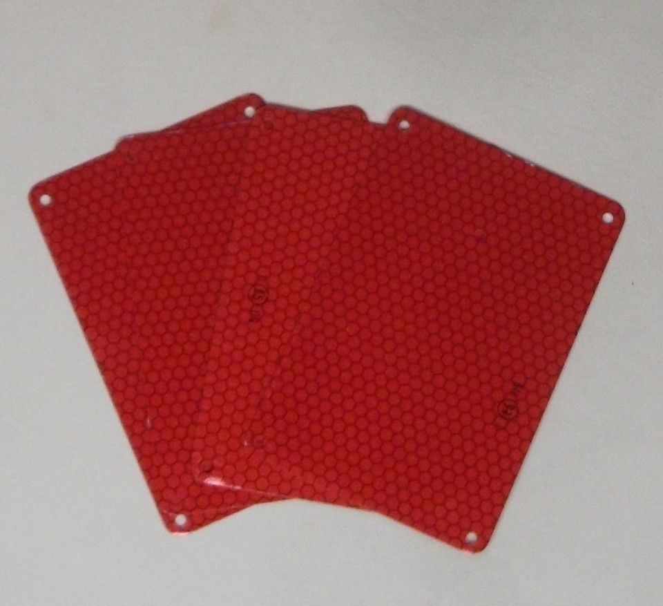 Reflector Plate Aluminum Backed 110mm X 75mm, 4 ea. | eBay