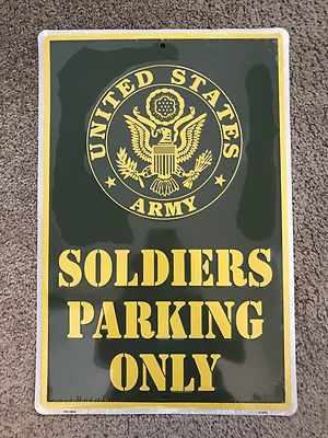 LGP-011 18" X 12" Soldiers Parking Only (Army) Sign PS30082 | eBay