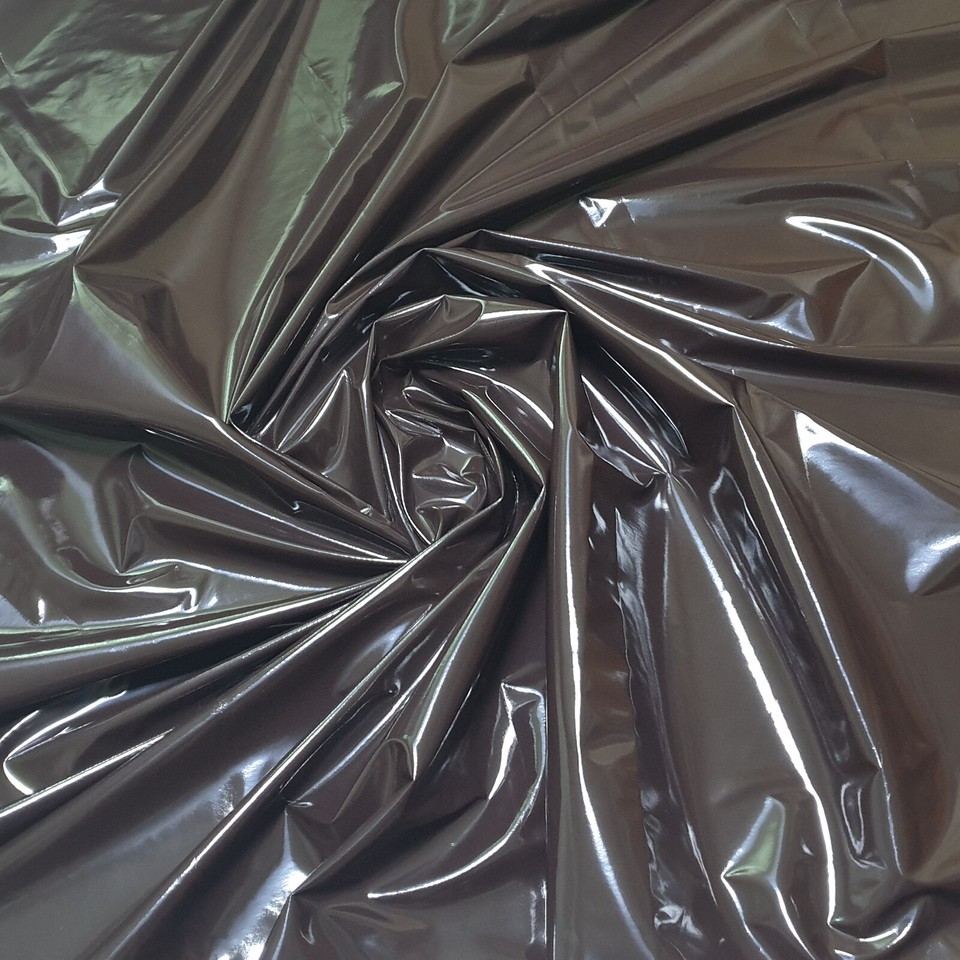 SHINY HIGH GLOSS PVC STRETCH RUBBER VINYL PLEATHER GOTH FETISH CLOTH ...
