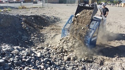 Bear Iron Works Rock Soil Dirt Sand Screen Sifter for Mini Skid Steer ...