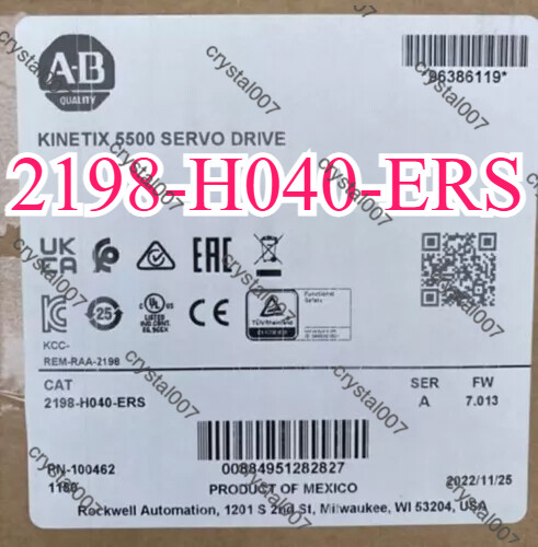 Sealed Allen-Bradley 2198-H040-ERS/A Kinetix 5500 Servo Drive AC ...