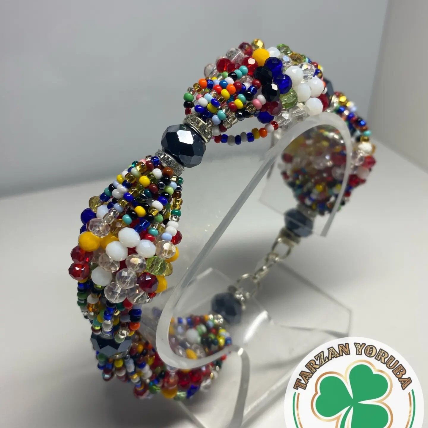 Ide Ilde de Eggun en cristal glass fino religion yoruba ifa | eBay