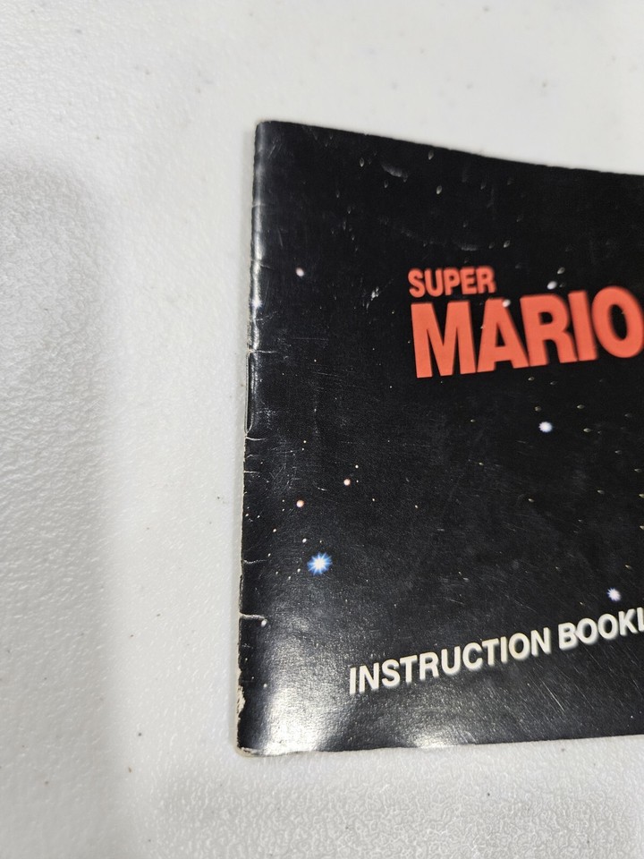 Super Mario Bros (Nintendo NES) Instruction Manual Booklet Only, Early ...