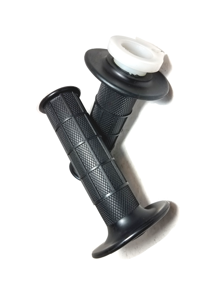 HANDLE BAR GRIPS & THROTTLE TUBE SET 7/8" WITH CABLE FITS HONDA CRF50 ...