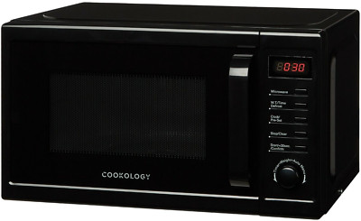 Cookology Microwave Oven 800W Digital 20L Freestanding 44cm - Black ...