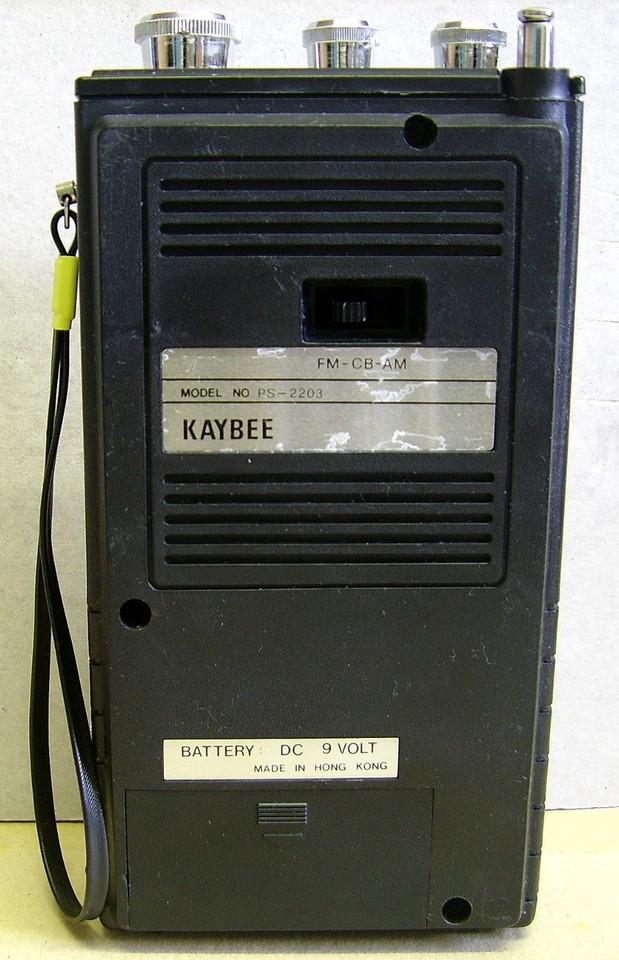 Used Repaired Vintage Kaybee PS-203 multi-band Radio AM-FM-CB | eBay UK