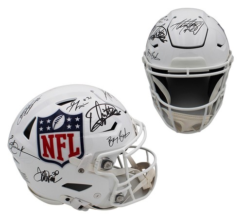 2K Yd Rushers Multi-Signed Speed Flex NFL Shield Helmet - A Peterson, B ...