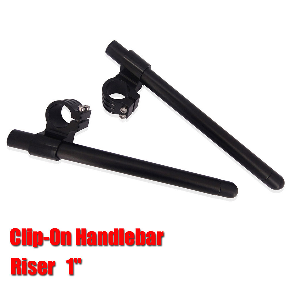 46mm Riser Clip-On Handlebars 22mm Fit Kawasaki Ninja ZX-6R 98-02,ZX9R ...