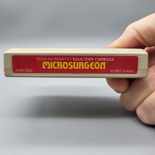 Microsurgeon Texas Instruments TI-99/4A Solid State Cart Original Owner ...