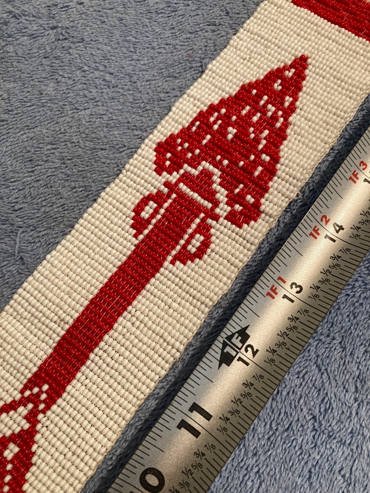 VINTAGE ORDER OF THE ARROW VIGIL SASH BEADED WWW O/A BSA AWARD READ ...