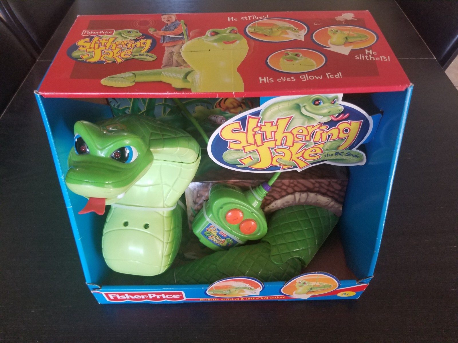 Fisher+Mattel+RC+Slithering+Jake+The+Snake+Remote+Control+Battery ...