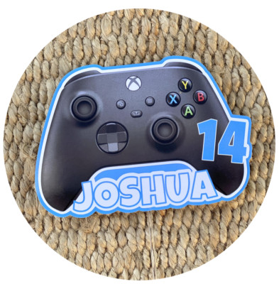 Xbox Controller Custom Cake Topper Party Birthday Personalised | eBay