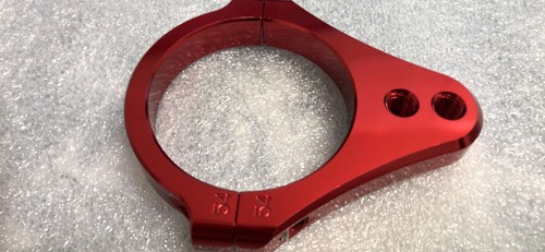 Used 54mm Damper Fork Tube Mounting Kit Clamp Bracket Foot Fixer Holder ...