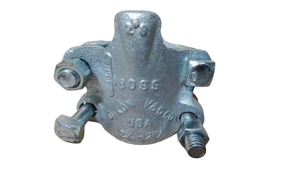NEW DIXON Boss Clamp BU29 4-Bolt Type , 2 Gripping Fingers, Zn Plated ...