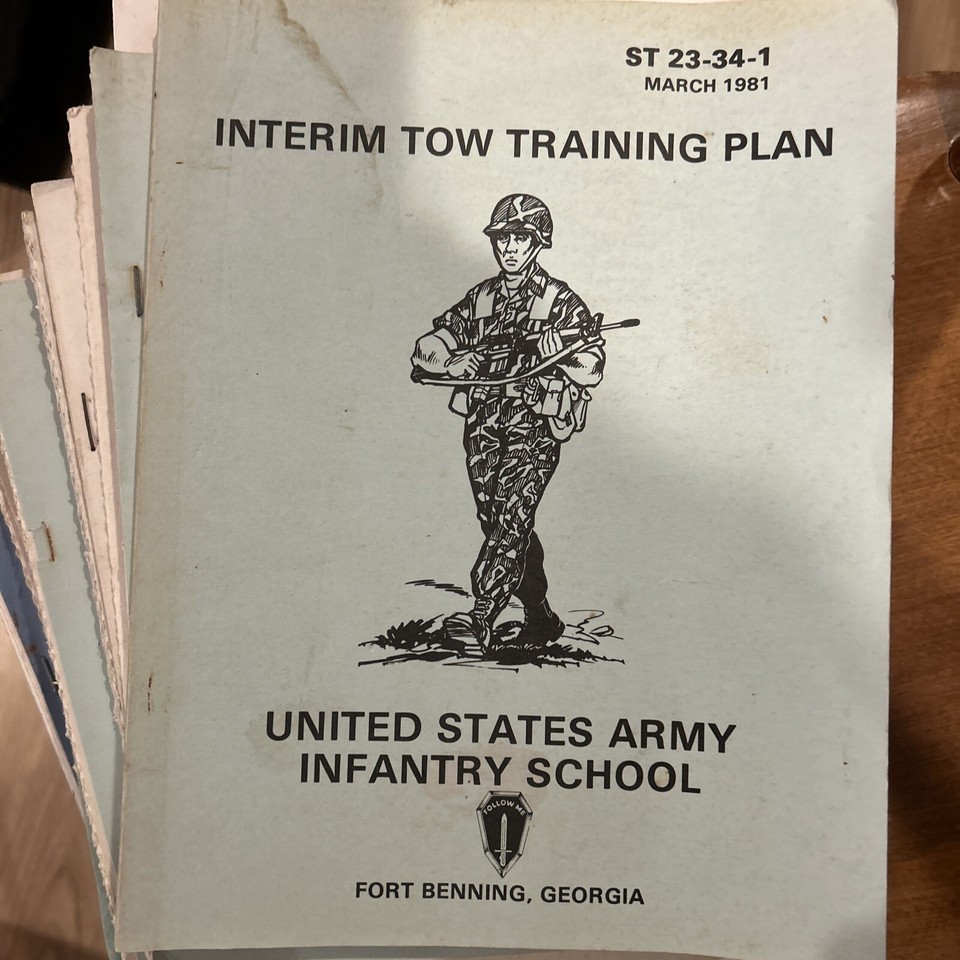 Lot Of 14 - Training Booklet US Army Infantry School Fort Benning GA ...