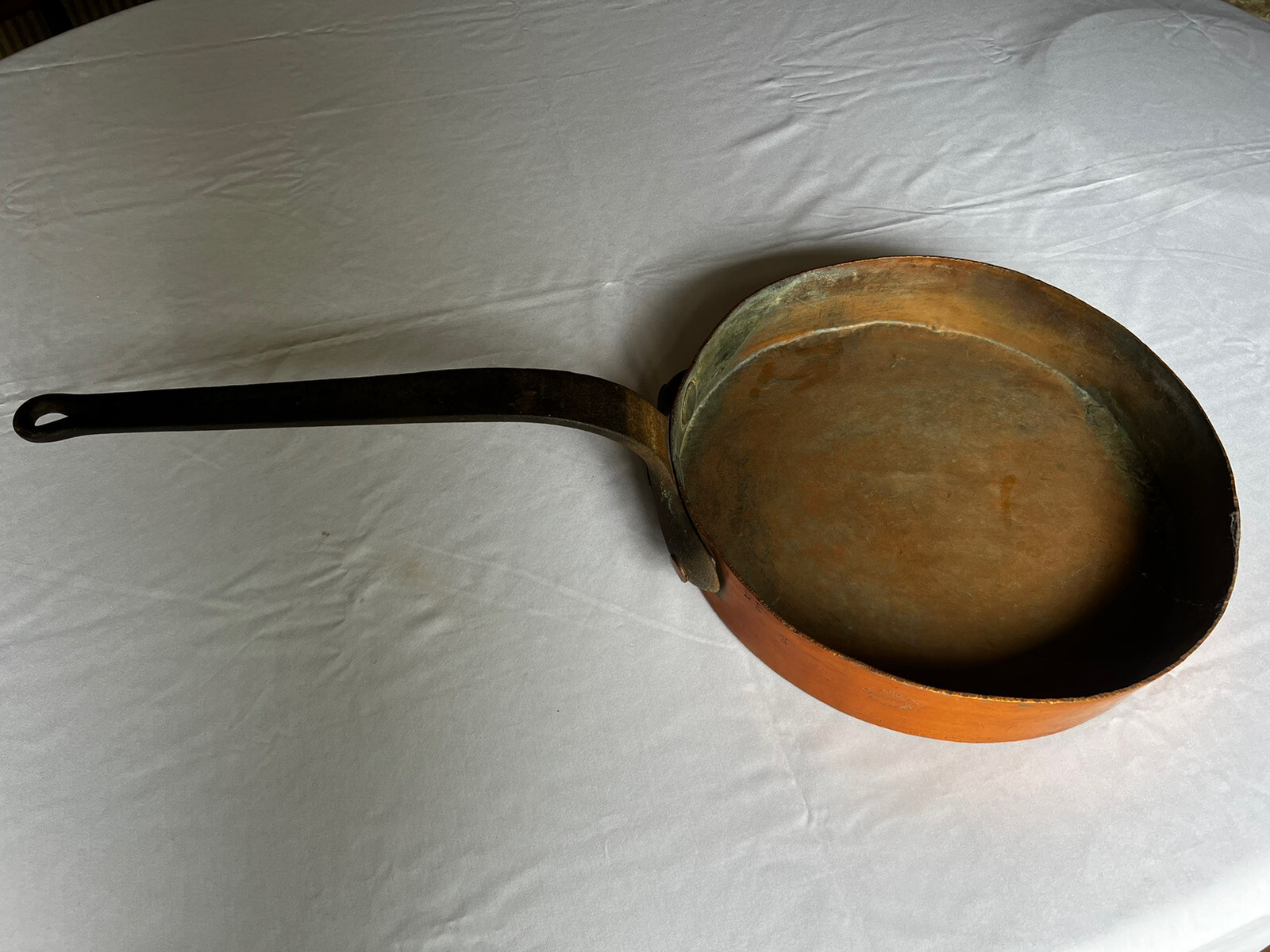 Antique Duparquet DH&M Copper Pan Huge | eBay