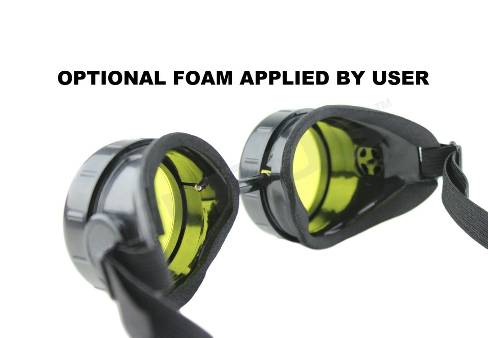 #8 WELDING GOGGLES GLASSES LENS STEAMPUNK NEW INDUSTRIAL OSHA ANSI IR ...