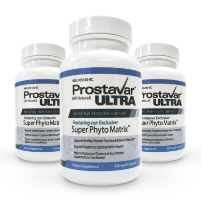 3 Bottle New Improve From Maker of Original Prostavar Ultra Prostate ...