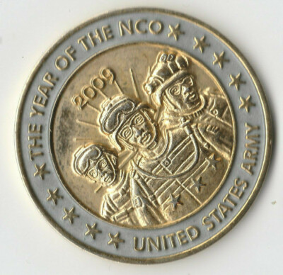 The Year of The NCO United States Army Pacific 2009 Challenge Coin 2 ...