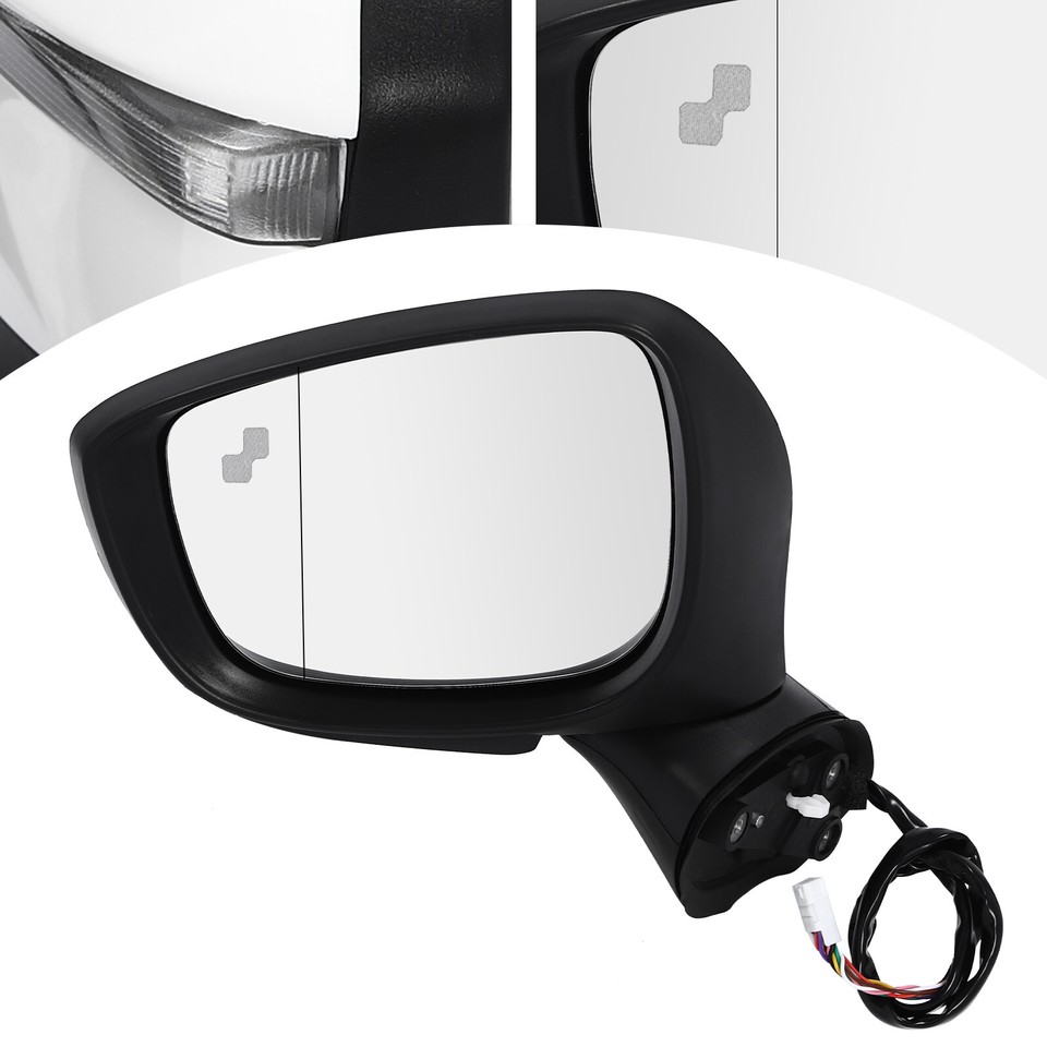 Left Driver Side Rear View Mirror W/ Blind Spot 9-Pins For 2015-2016 ...