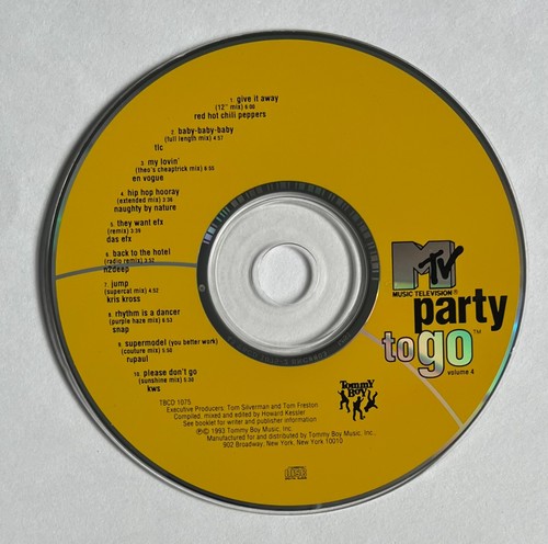 MTV Party To Go Volume 4 (TBCD 1075) CD (DISC ONLY) | eBay